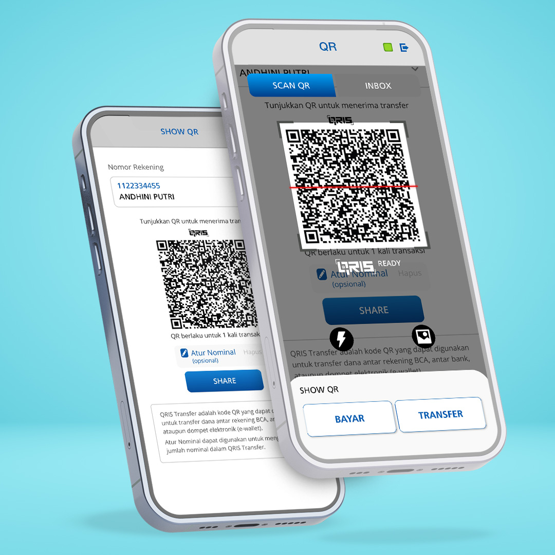 BCA - Pakai QRIS TUNTAS fitur Transfer di BCA mobile, Kirim Uang Anti Ribet